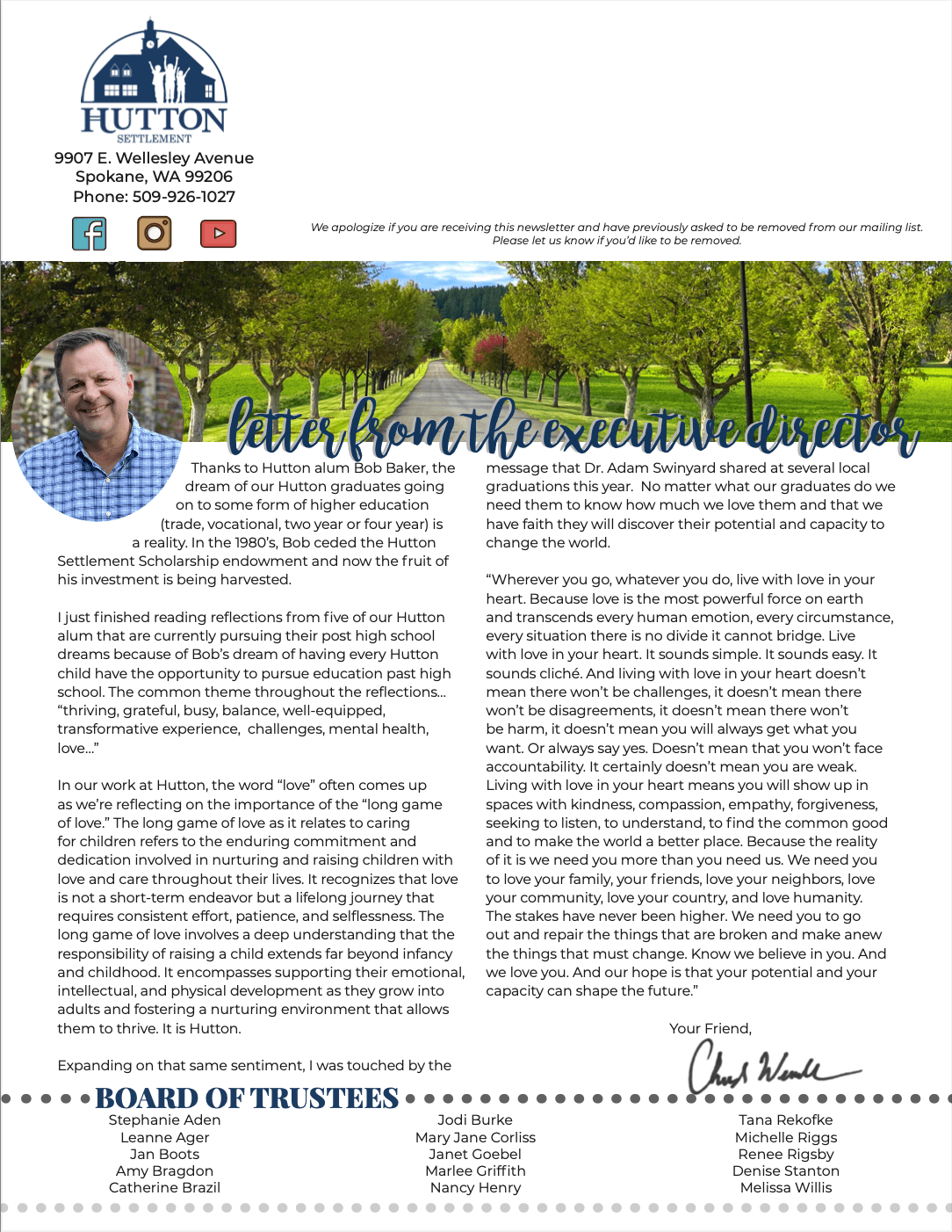 Hutton Happenings: Summer 2023 - Hutton Settlement